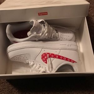Nike | Shoes | Nike Air Force Supreme Custom | Poshmark